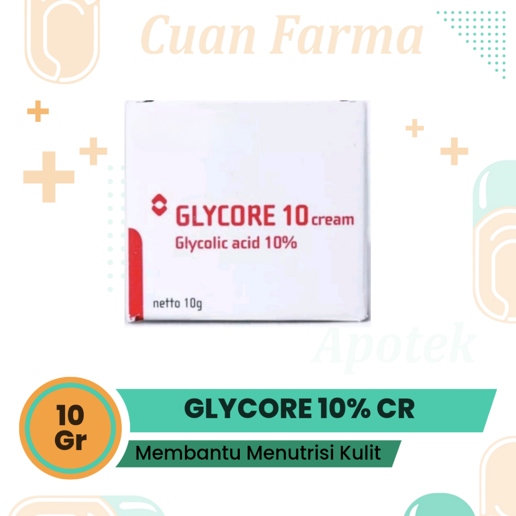 Jual GLYCORE 8-10% / GLIKODERM 10% / GLYCO MOIST 10% | Shopee Indonesia