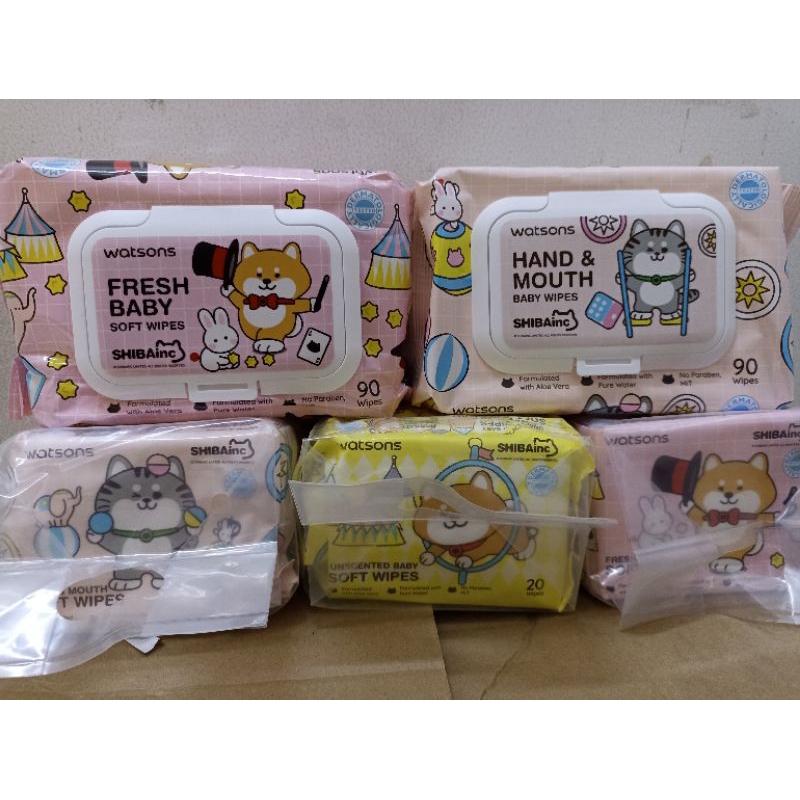 Jual Watsons Tissu Basah Shiba 90 sheet new | Shopee Indonesia