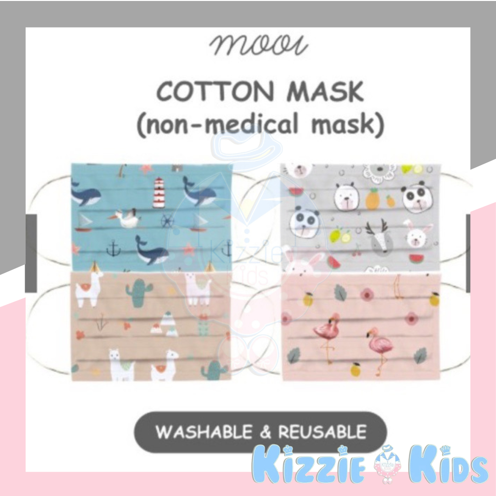 Jual Mooi Masker Kain Kids & Dewasa (Cotton Mask Mooi) | Shopee Indonesia