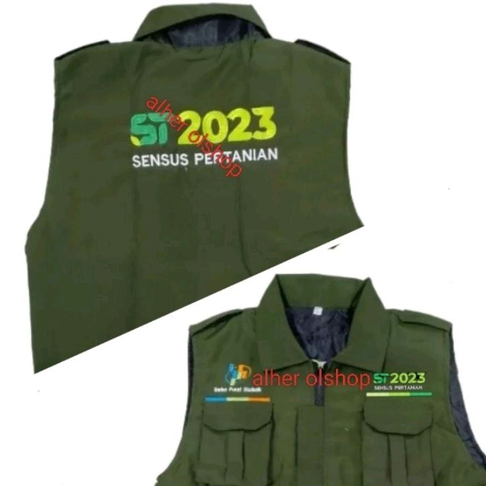 Jual rompi sensus pertanian rompi kerja sensus pertanian vest sensus ...