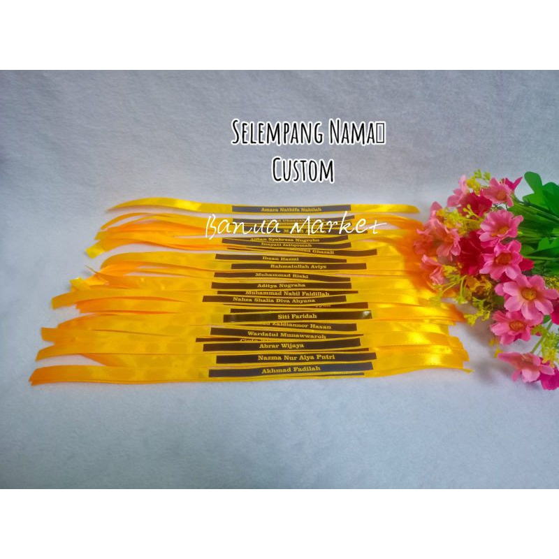 Jual Selempang Pita Boneka Wisuda ,Happy Graduation | Custom Nama ...