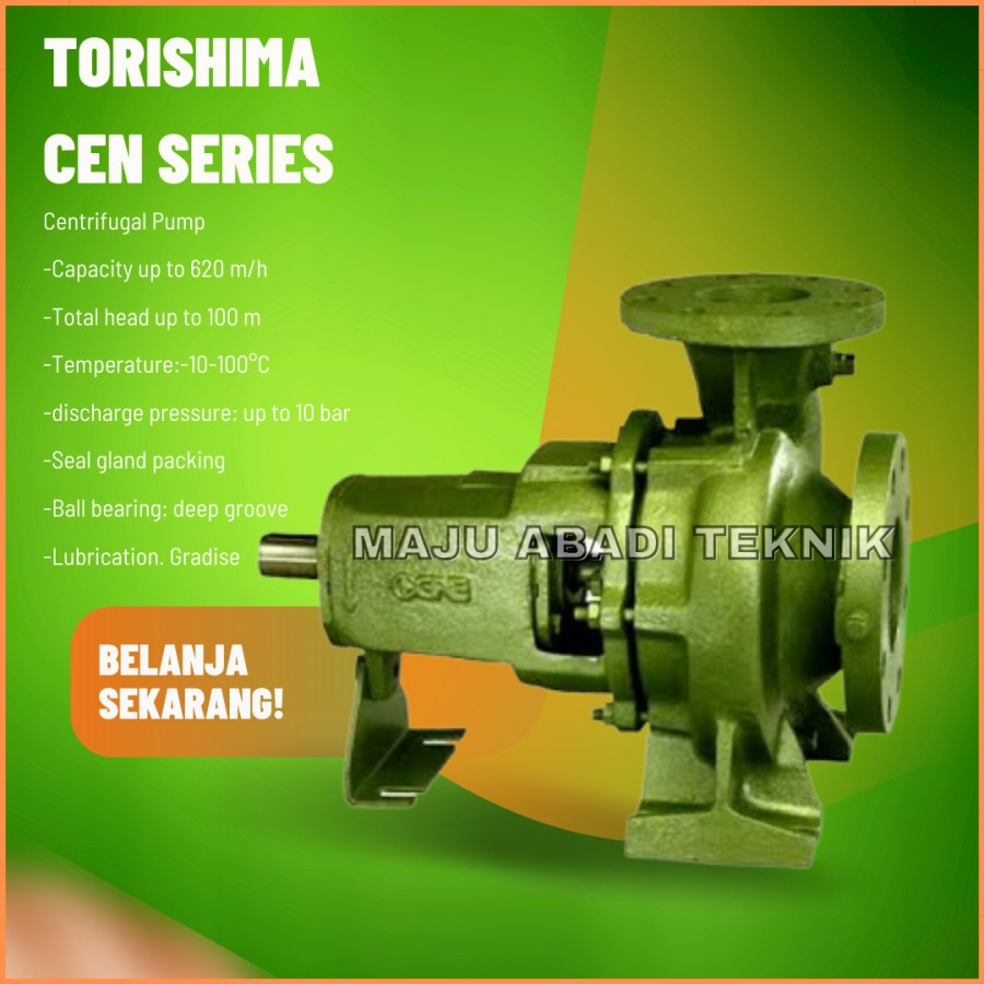 Jual Pompa Torishima CEN 125 x 100 - 250 Cast Iron Gland Packing Grease ...