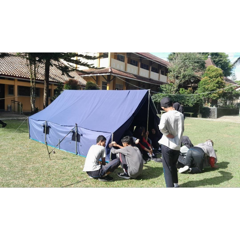 Jual Tenda Pramuka Regu Waterproof 3x4 meter kapasitas 8 10 12 15 orang ...