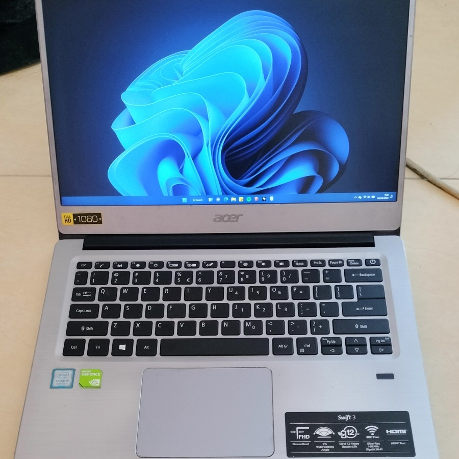 Jual Acer Swift 3 Sf314 56g I5 Ssd Nvme 256 Hdd 1tb Ram 12 Gb Bekas