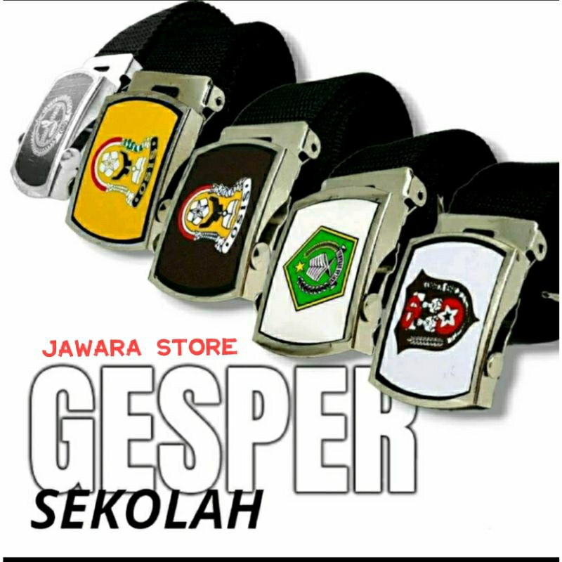 Jual Gesper Sabuk Ikat Pinggang Anak Sekolah SD SMP SMA Dan Pramuka ...