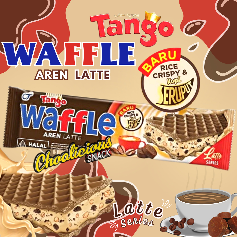 Jual TANGO Waffle Aren Latte @25 gram (1 box isi 13 pcs / 1 karton isi ...