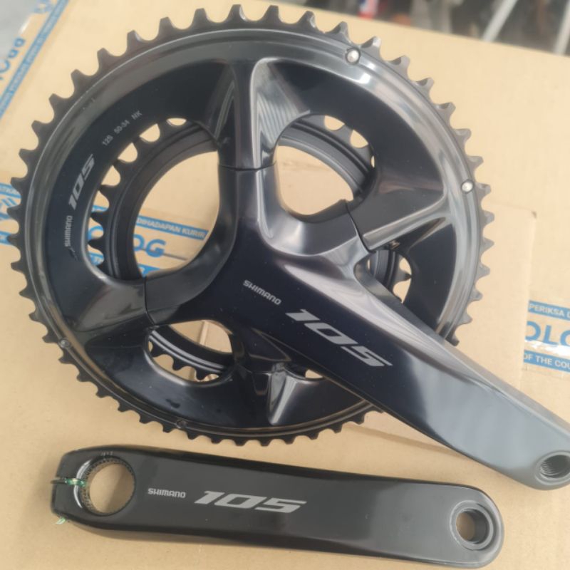 Jual Crank set shimano 105 R7100-50/34T 2x12 speed crank roadbike ...