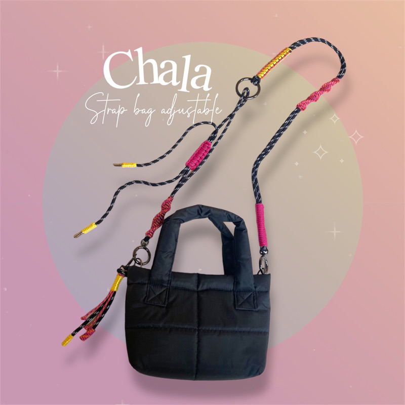 Jual CHALA STRAP BAG ADJUSTABLE FREE KEYCHAIN // STRAP BAG MACRAME ...