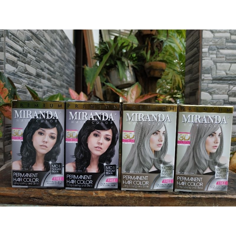 Jual miranda hair colour all var (2x30ml) + 10ml | Shopee Indonesia