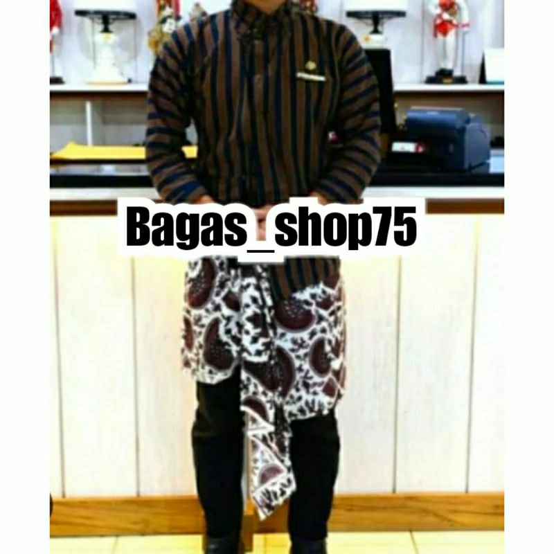 Jual BAJU SURJAN + SEMBONG BATIK || BAJU ADAT DAN SEMBONG TAPIH BATIK ...