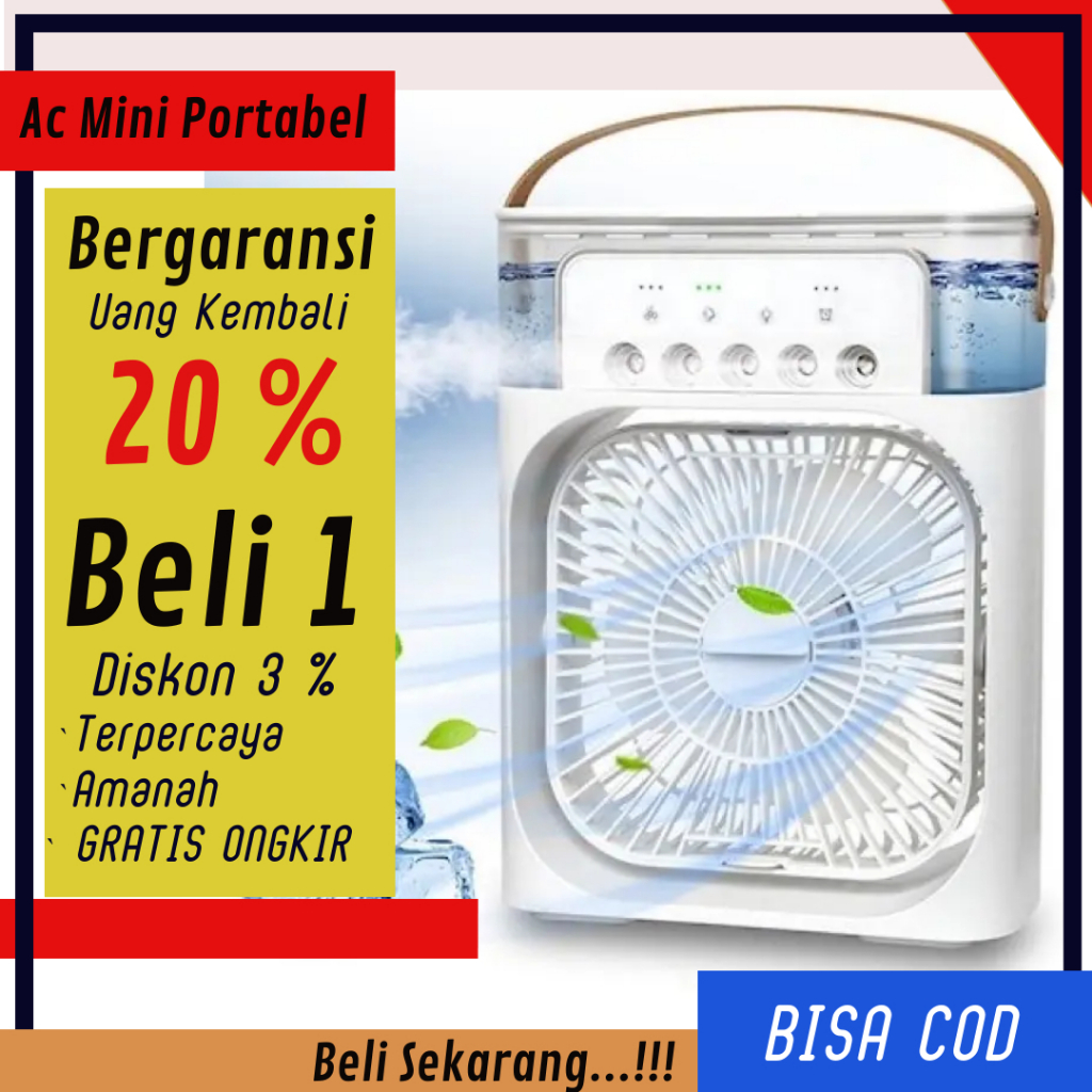 Jual Kipas Angin Portabel Ac Mini Portabel 600 ml Kipas Ac Air Cool ...