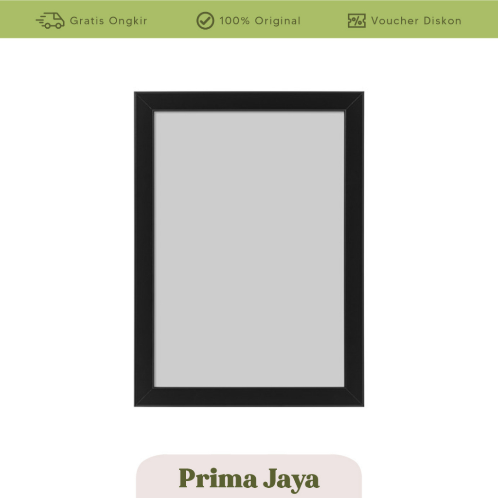 Jual [COD][SIAP KIRIM] FISKBO FI1907 Bingkai hitam / tempat foto list ...