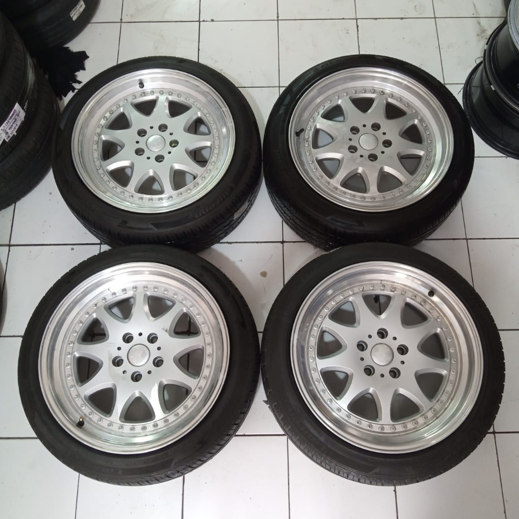 Jual velg mobil bekas brabus ring 18 pcd 5x114,3 plus ban 225 45 r18 | Shopee Indonesia