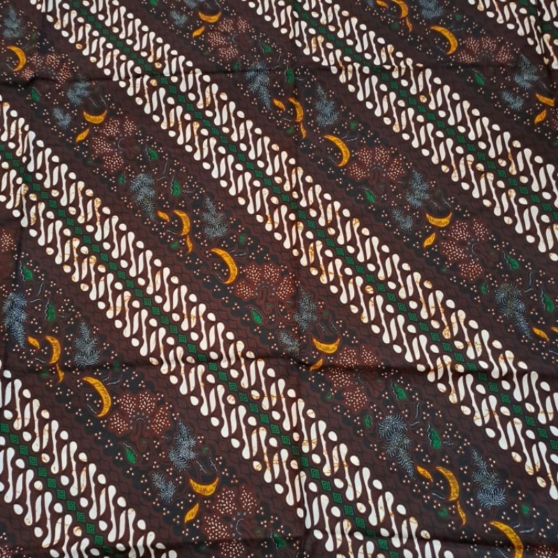 Jual Kain Batik Sogan Jarik Kebaya Coupe Set Embos Katun Primis Sogan ...