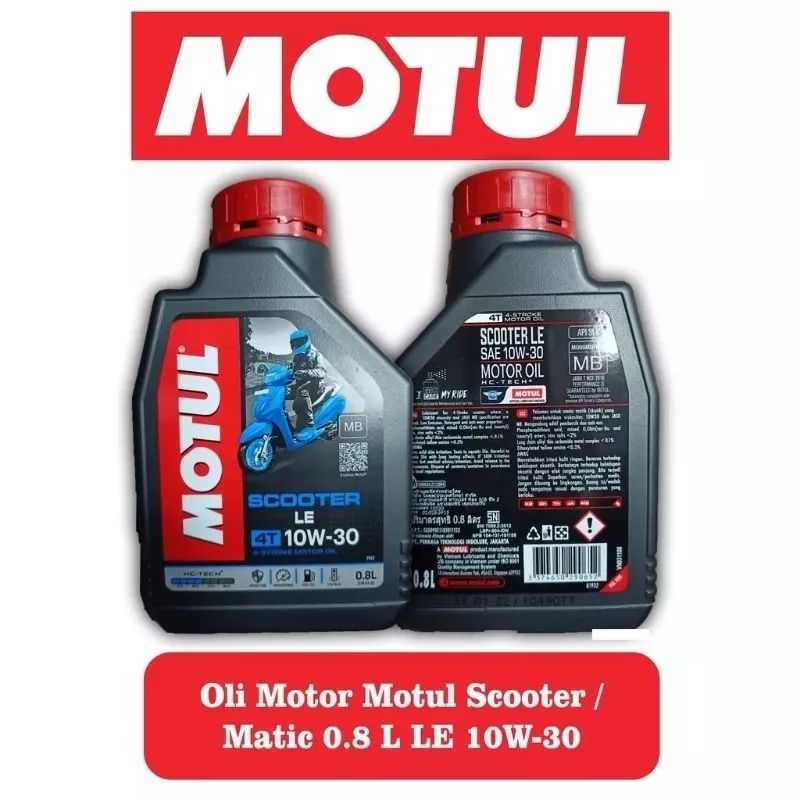 Jual Oli Motul 0.8 Liter Motor Matic Beat Scoopy Spacy Genio Vario 110 ...