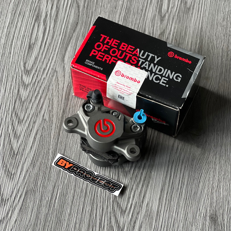 Jual Kaliper Brembo 2p Grey Red Logo Original Italy | Shopee Indonesia
