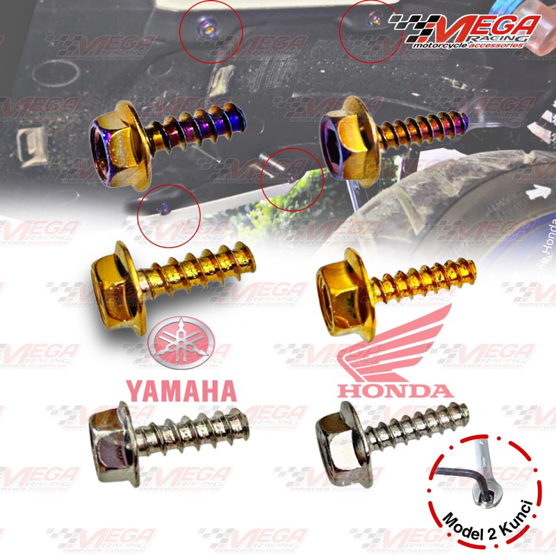 Jual Hagra 1 PCS Baut Body Probolt Thailand Model 2 Sekrup CNC Stainles ...