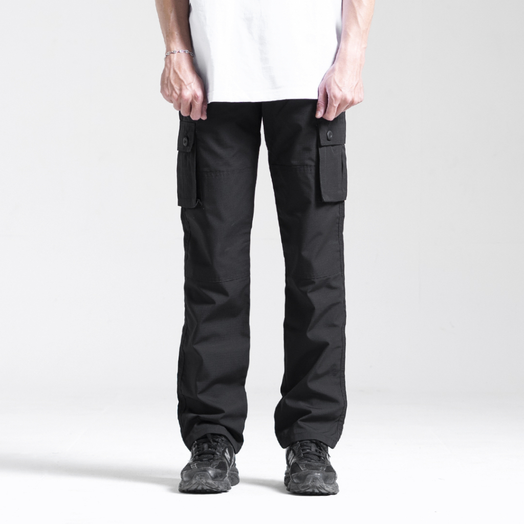 Jual StreetClub - Sidewalk - Slim Straight Cargo Pants | Shopee Indonesia