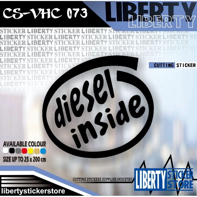 Jual cutting sticker diesel inside | cutting stiker diesel inside ...