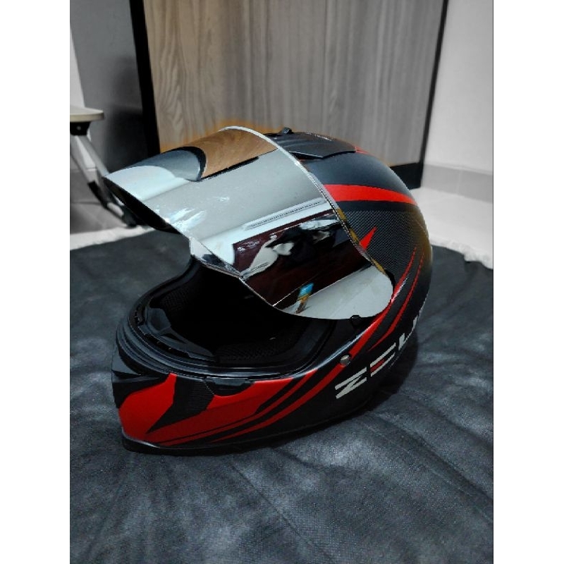 Jual Helm Zeus ZS822B JH 12th Anniversary | Shopee Indonesia