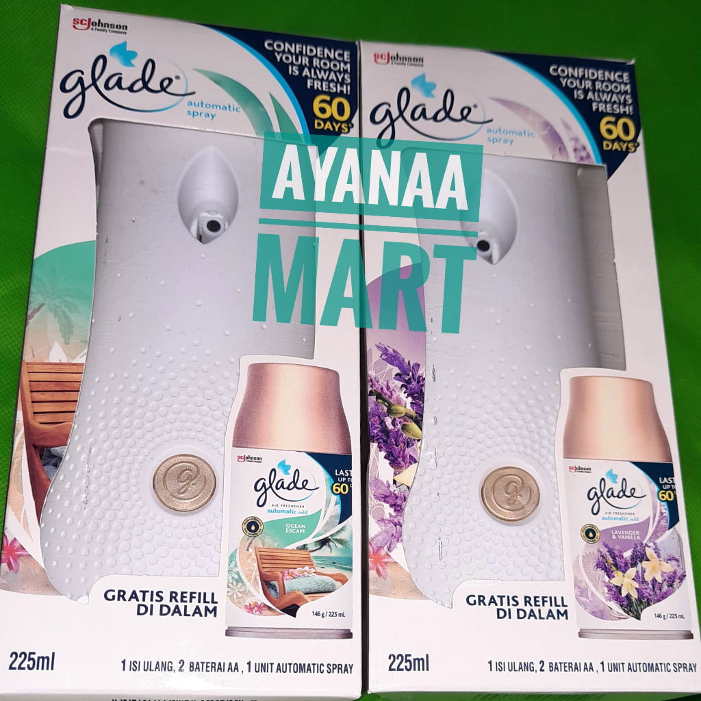 Jual Glade Automatic Device Spray / Pengharum ruangan Plus Refill | Shopee Indonesia