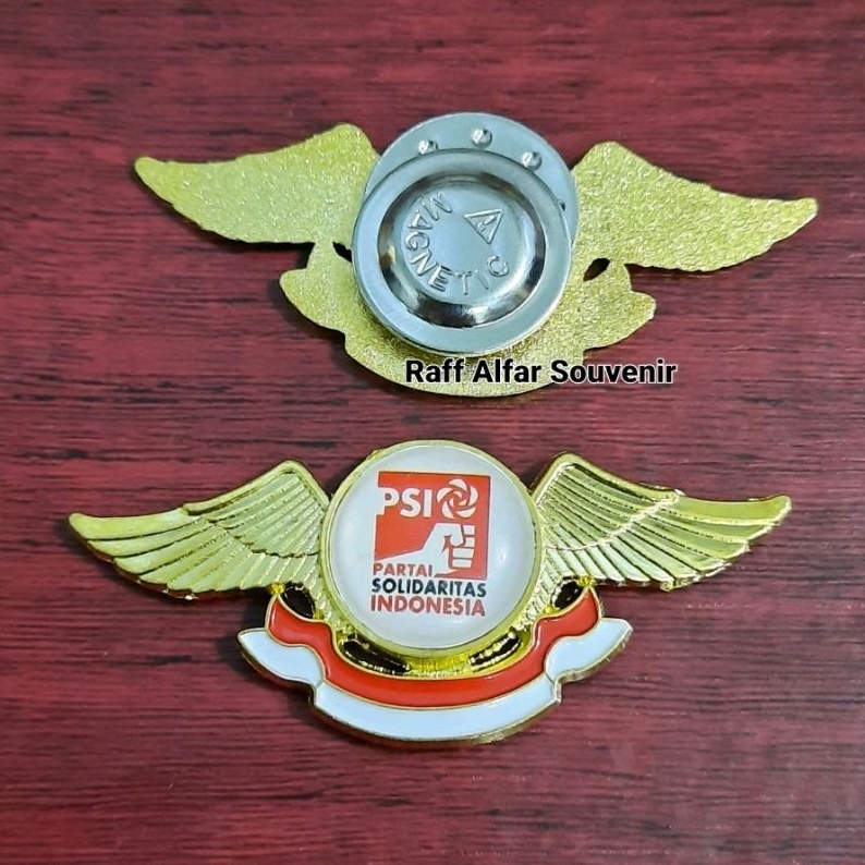 Jual PIN PARTAI PSI - LENCANA PSI MODEL WING | Shopee Indonesia