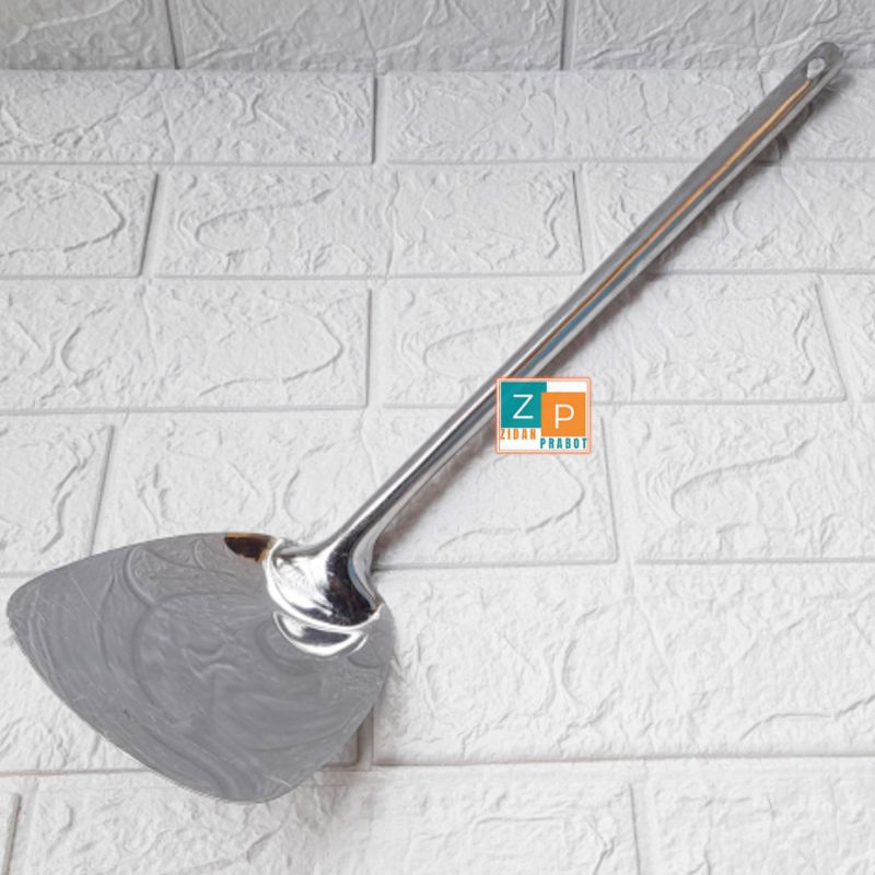 Jual Spatula Sutil Full Stainless Tebal Ukuran JUMBO Panjang 50 Cm ...
