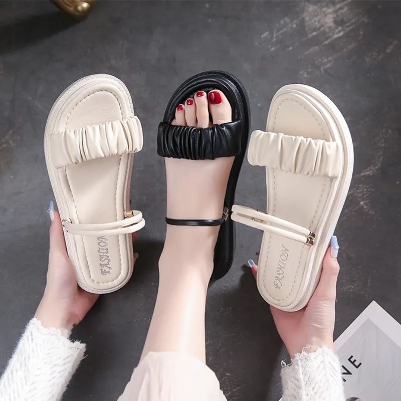 Jual SANDAL WANITA KEKINIAN BAN KERUT SUPER CANTIK TRENDY RD 23 ...