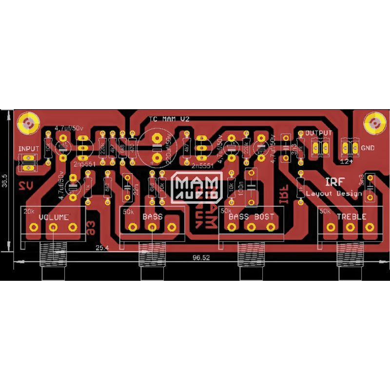 Jual PCB TONE CONTROL V2 MAM AUDIO | Shopee Indonesia