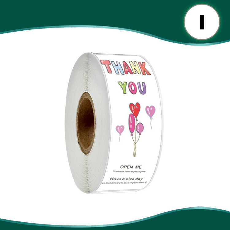 Jual Stiker Open Me Roll Isi 100 pcs Stiker Label Thank You for Your ...