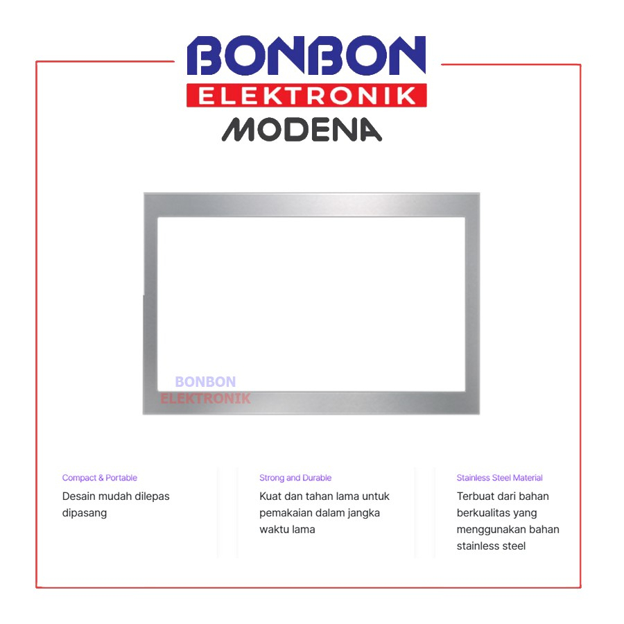 Jual Modena Built In Frame FM 3000 / FM3000 Frame Microwave Stainless ...