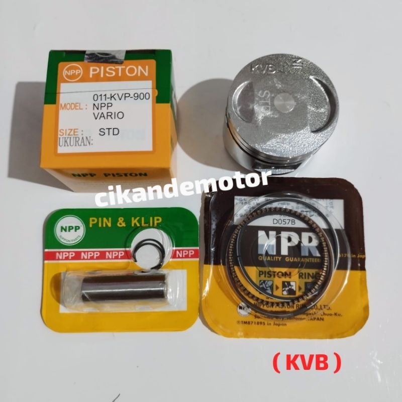 Jual PISTON Kit VARIO 110 Karburator ( KVB ) original Npp | Shopee ...