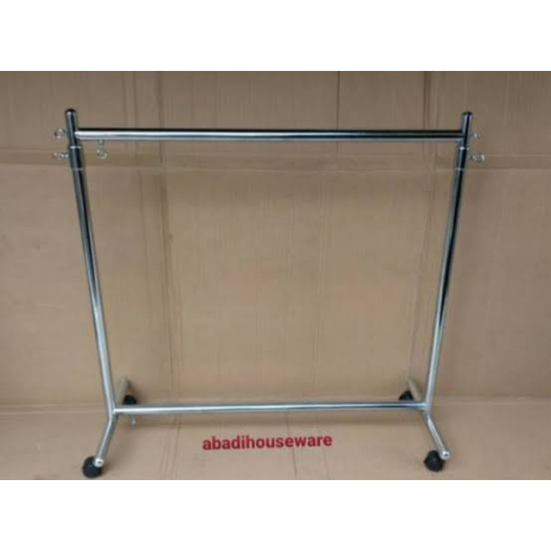 Jual JEMURAN BESI CHROME LURUS POLOS | Shopee Indonesia