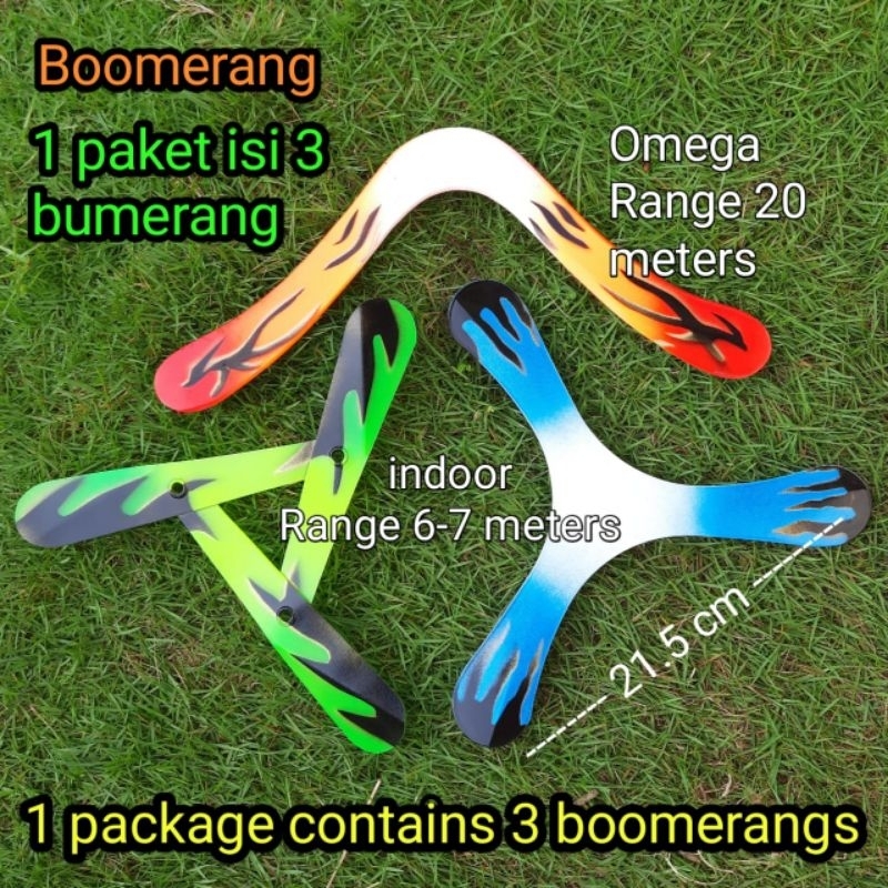 Jual boomerang 1 paket isi 3 bumerang | Shopee Indonesia