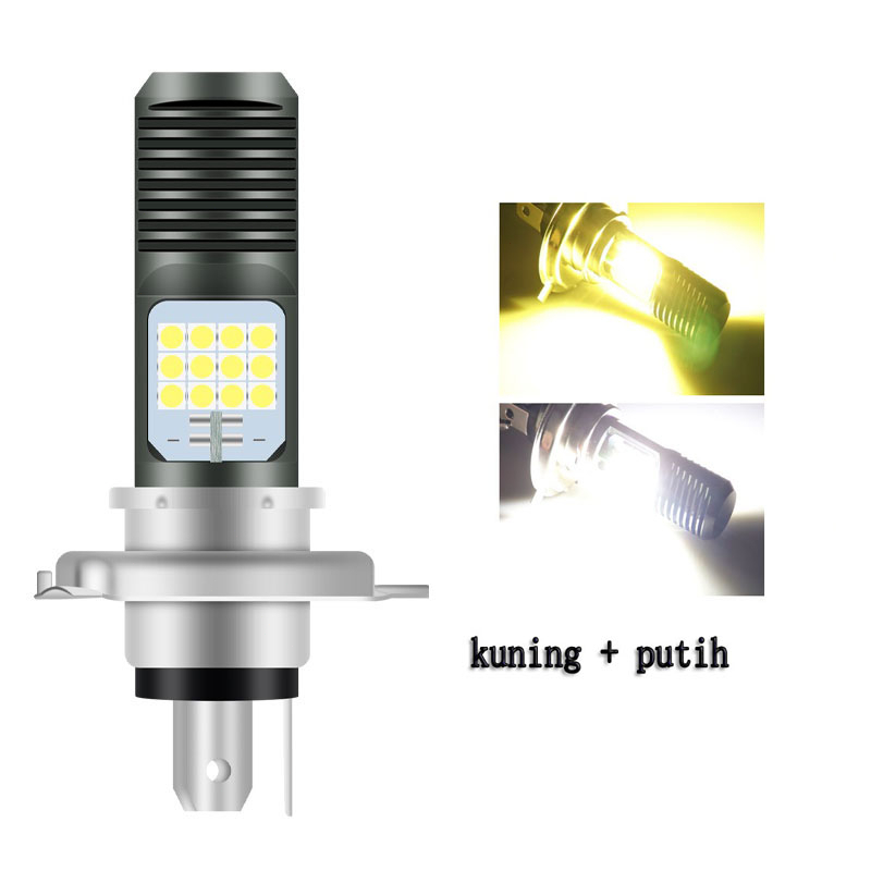 Jual LED Canbus Lampu Depan Motor T19 P15D H4 BA20D Sepeda Motor H6 Led ...