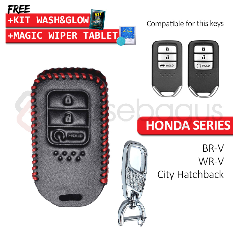 Jual Honda City Hatchback 2021 2023 - Black Red Case Kunci Mobil Key ...
