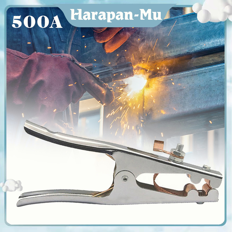 Jual Earth Clamp Stang Tang Las Klem Tang Massa Plat Tebal 500 Ampere ...
