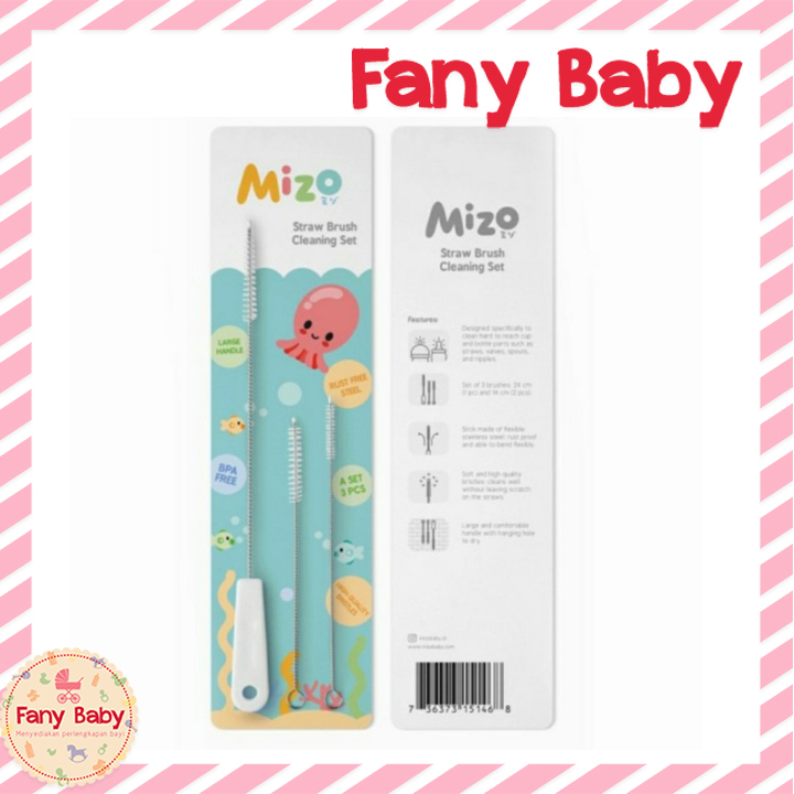 Jual MIZO STRAW BRUSH CLEANING SET | Shopee Indonesia