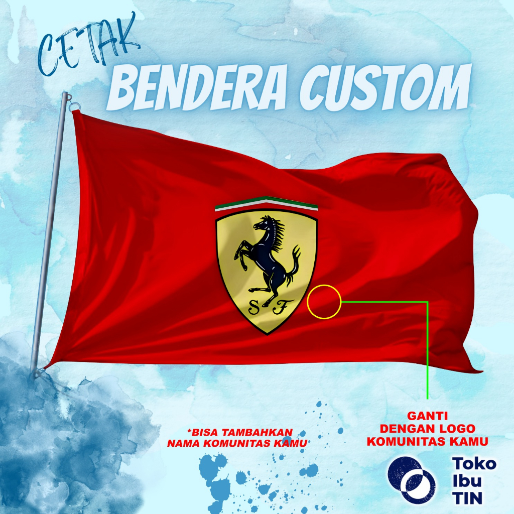 Jual Bendera Giant Flag Besar Custom Untuk Komunitas, Suporter, Atau ...