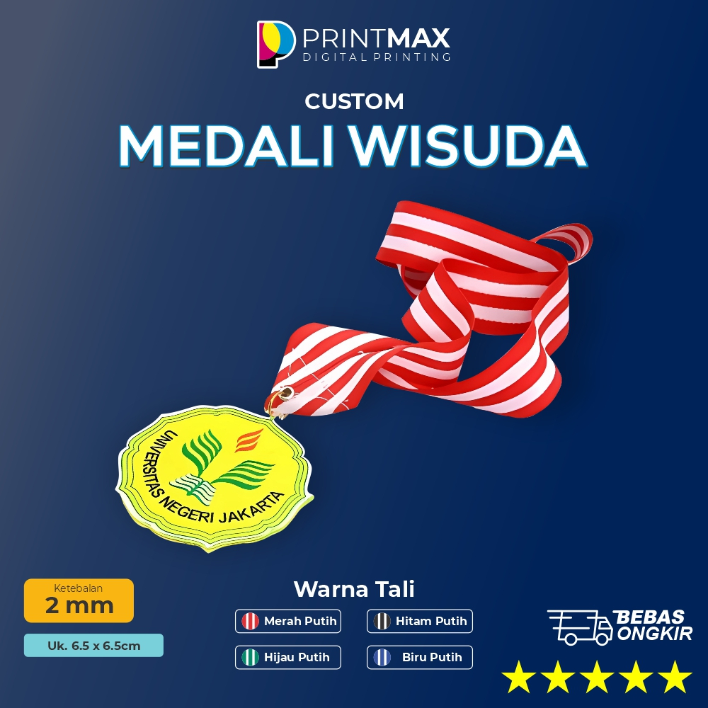 Jual Medali Wisuda Akrilik / Custom Medali Wisuda / Medali Graduation / Medali Akrilik | Shopee ...