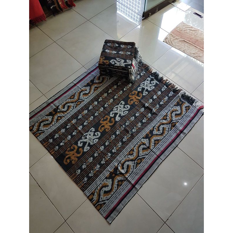 Jual Tenun Etnik Dayak Kalimantan Tenun Etnik Blanket Motif Dayak Warna ...