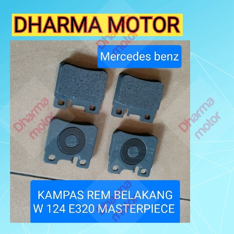 Jual KAMPAS REM BELAKANG BRAKE PAD BELAKANG W124 E320 MASTERPIECE ...