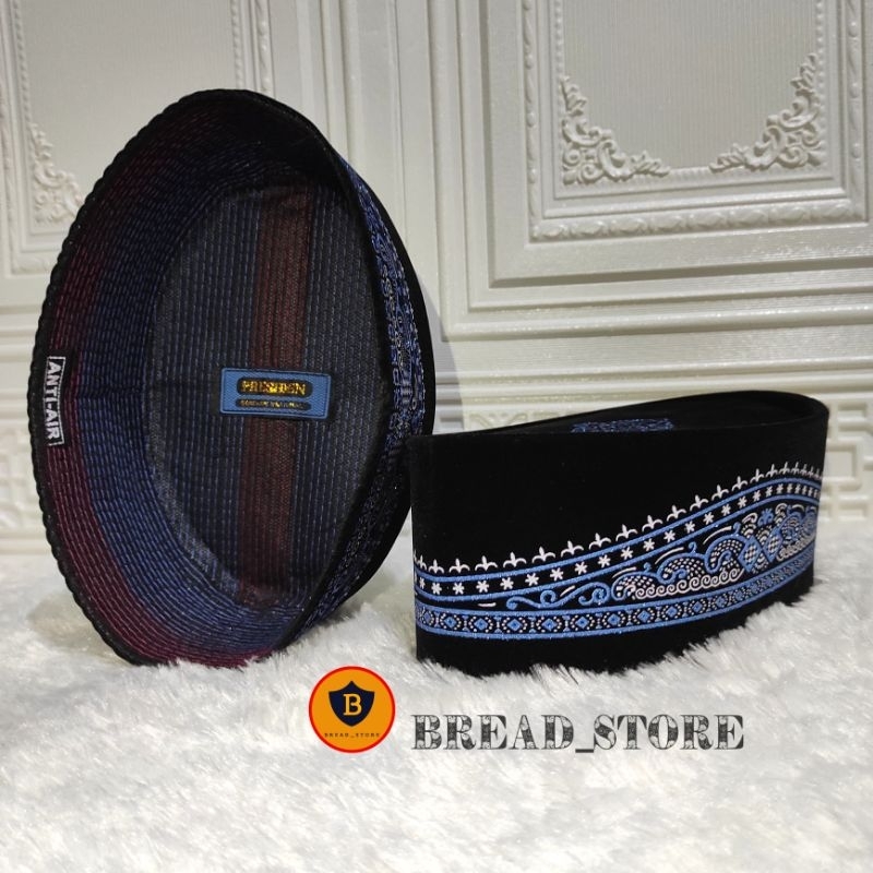 Jual LIMITED EDITION!! PECI SONGKOK KOPIAH HITAM POLOS MOTIF BATIK ...