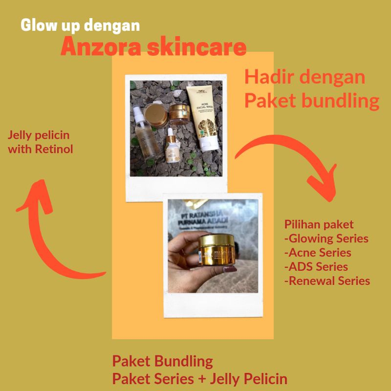 Jual Paket Bundling Anzora Terdiri dari Paket Ads Series+Jelly Pelicin ...