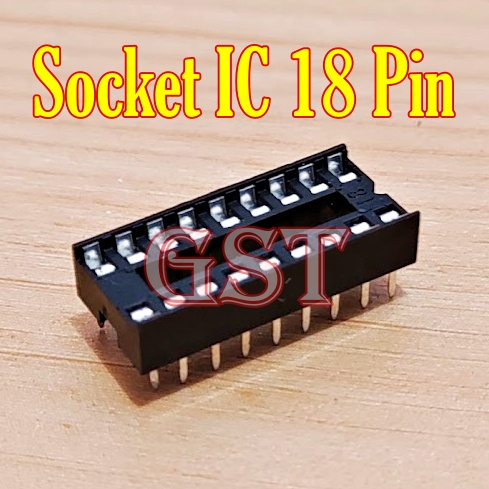 Jual 20pcs socket IC 18 pin soket 2x9 kaki soket konektor | Shopee Indonesia