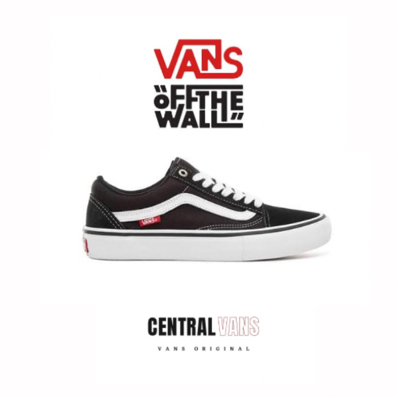 Jual VANS OLD SKOOL PRO BLACK WHITE || SEPATU VANS 100% ORIGINAL | Shopee Indonesia