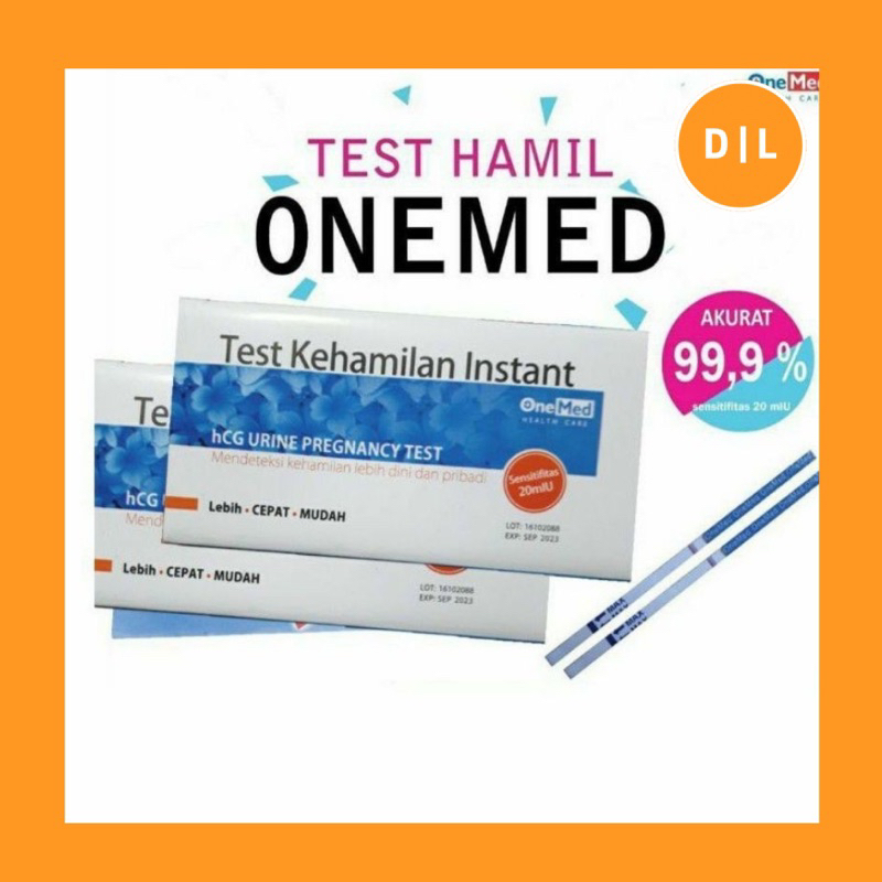 Jual ONEMED TESTPACK KEHAMILAN / TESPEK TES HAMIL STRIP / TEST PACK ...