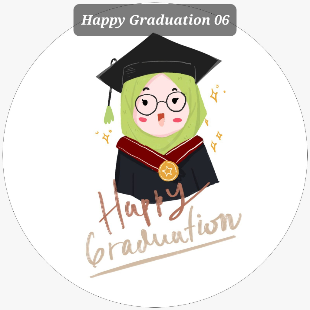 Jual (10pcs) Hang Tag Happy Graduation Wisuda Kelulusan Sekolah ...