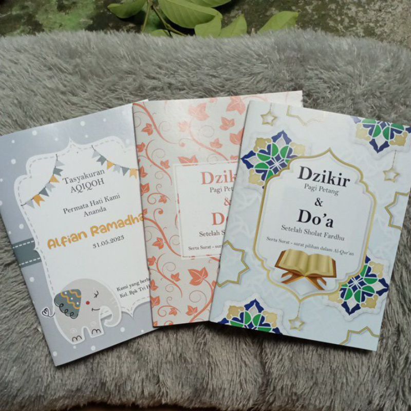 Jual Tanpa PO Termurah Buku zikir dan doa bisa custom sampul | Shopee ...
