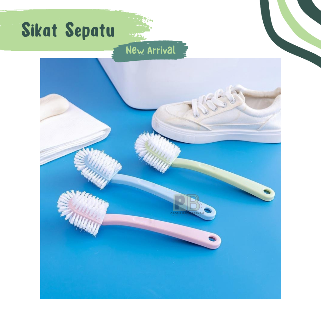 Jual Sikat Gagang Pembersih Sepatu Serbaguna / Sikat Sepatu Berbagai ...